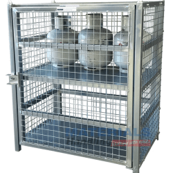 Gas Cylinder Storage Cages - Materials Handling | Storage Cage Experts