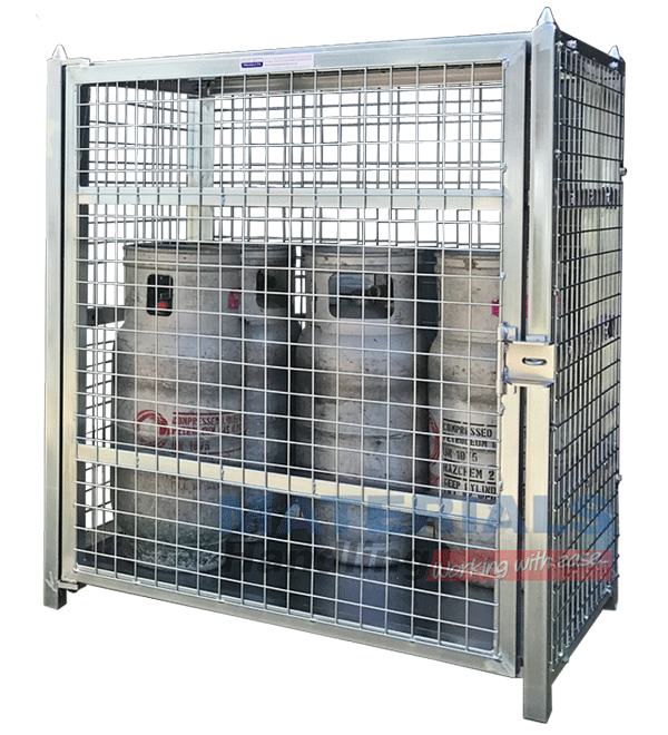 Gas Cylinder Storage Cages - Materials Handling | Storage Cage Experts