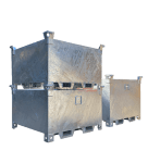 Tipping Bins Forklift Mounted and Crane Lifting - Materials Handling