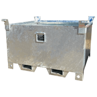 Tipping Bins Forklift Mounted and Crane Lifting - Materials Handling