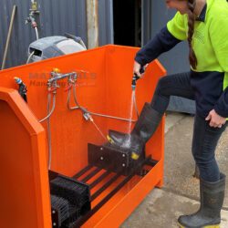 Boot Wash Cleaning Station - Materials Handling