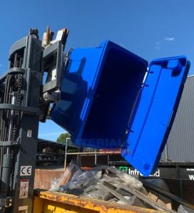 Wheelie Bin Rotator Base | Materials Handling