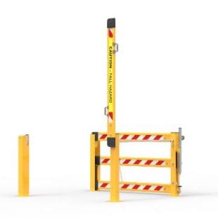 Gates Mezzanine Safety Forklift Loading - Materials Handling