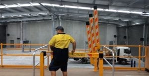 Gates Mezzanine Safety Forklift Loading - Materials Handling