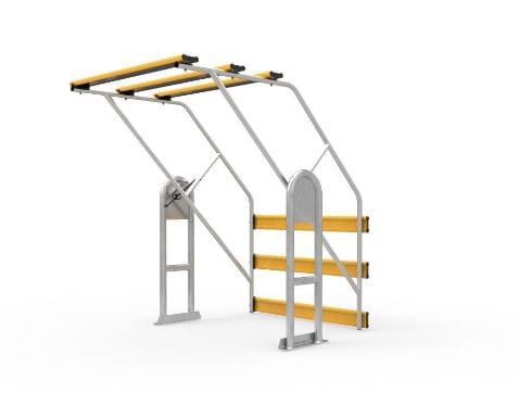 Gates Mezzanine Roll Over Gate | Materials Handling