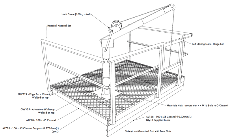 Materials Hoisting Platform - Materials Handling
