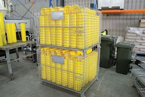 Storage Cage Collapsible Mesh | Materials Handling