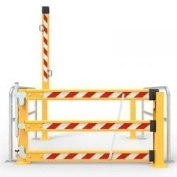 Gates Mezzanine Safety Forklift Loading - Materials Handling