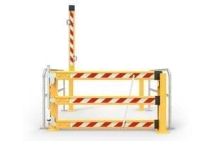 Gates Mezzanine Safety Forklift Loading - Materials Handling