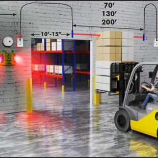 Collision Alert Sensors Overhead Hazard - Materials Handling