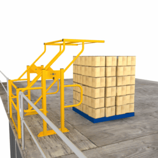 Mezzanine Pallet Safety Gates - Materials Handling