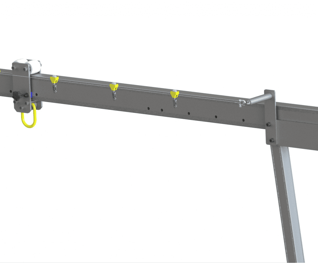 Materials Handling | mobile aluminium gantry crane