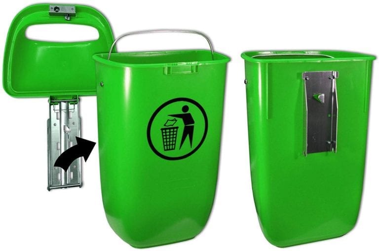 Waste Bins Litter Bins Post or Wall Mount - Materials Handling
