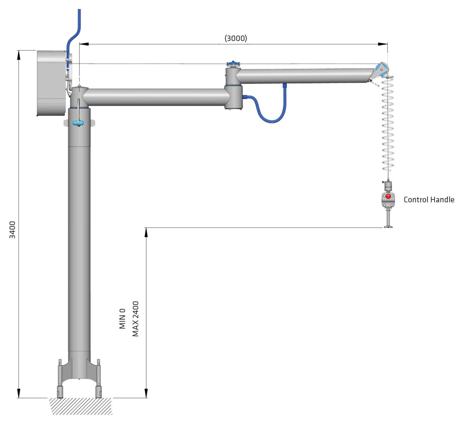 Quick-Lift Arm FOOD GRADE - Materials Handling