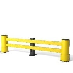 Flex Impact Polymer Rack End Barriers - Materials Handling