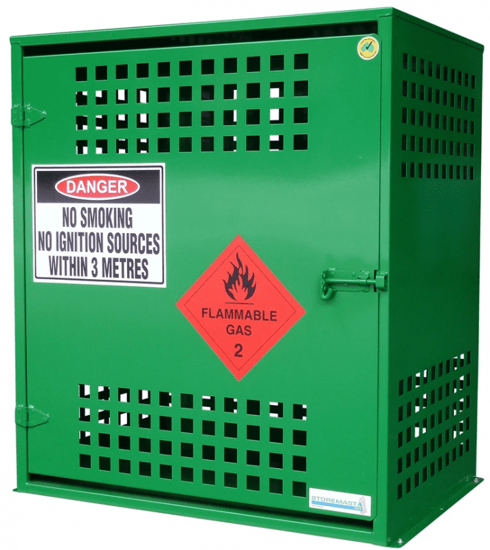 LPG Gas Cylinder Storage - Materials Handling