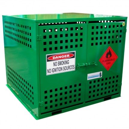 LPG Gas Cylinder Storage - Materials Handling