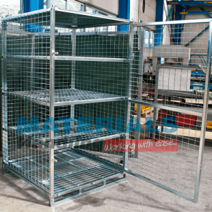 Cage Trolleys Secure Storage - Materials Handling