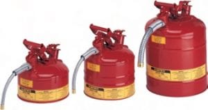 Safety Dispensing Cans - Materials Handling