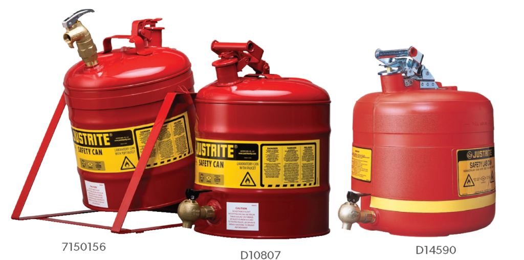 Safety Dispensing Cans - Materials Handling