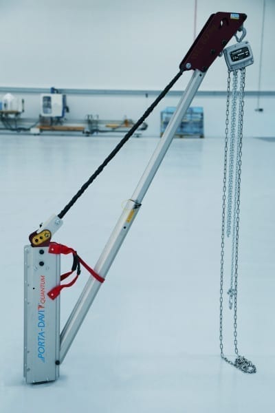 Porta-Davit Cranes - Materials Handling