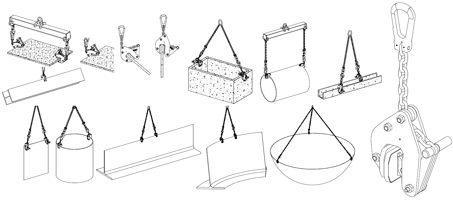 Lifting Clamps Universal - Materials Handling