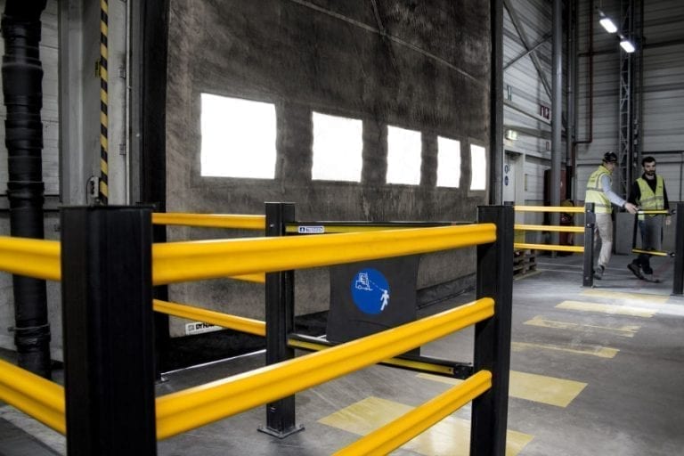 Flex Impact Column Protection - Post & Rail - Materials Handling
