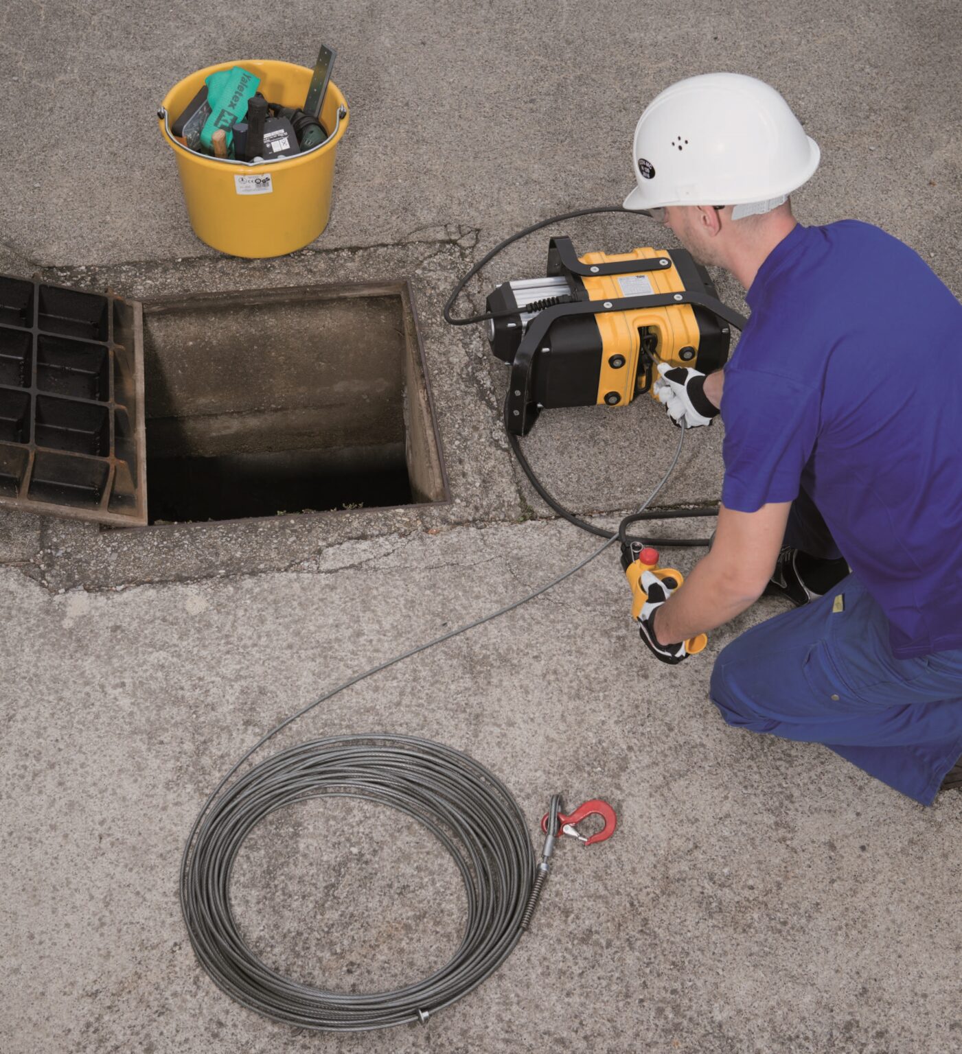 Winch Endless Wire Rope Mtrac - Materials Handling