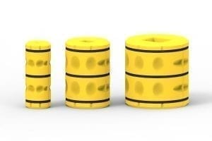 Foam-Filled Column Protector Cushions - Materials Handling