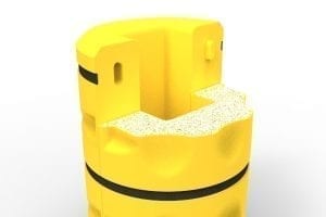 Foam-Filled Column Protector Cushions - Materials Handling