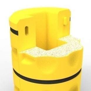 Foam-Filled Column Protector Cushions - Materials Handling