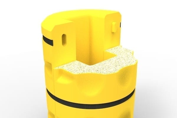 Foam Filled Column Protector Cushions - Materials Handling
