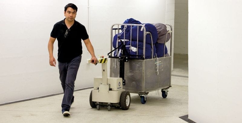 Powered Tugs Laundry and Linen Mover - Materials Handling